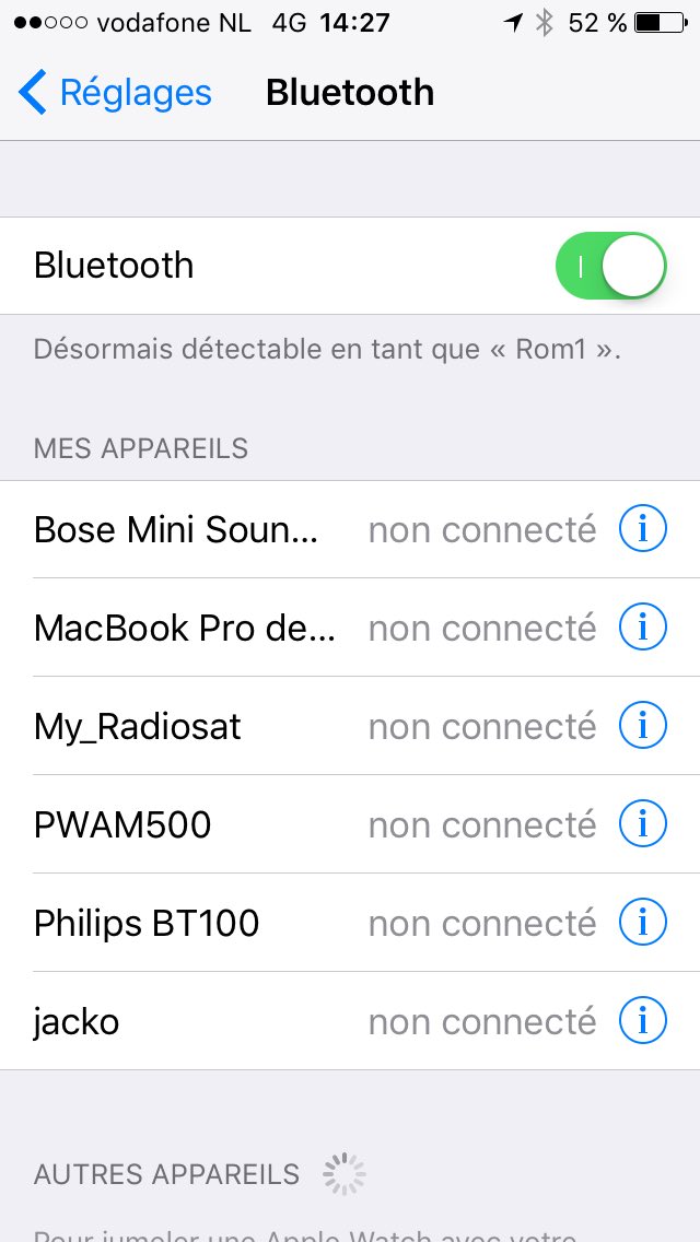 iPhone : comment activer le bluetooth
